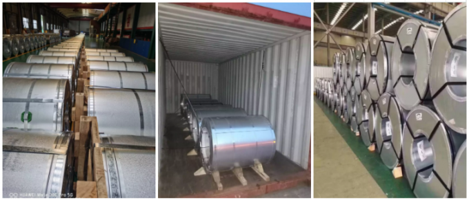 Regular Spangle Hot Dipped Galvanized Steel Coil G60 Q195 Jac590R