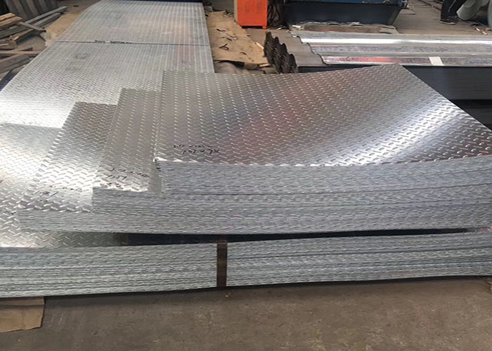 Tear Drop Floor Plate Hot Dipped Galvanized Steel Plate Mild Iron ...